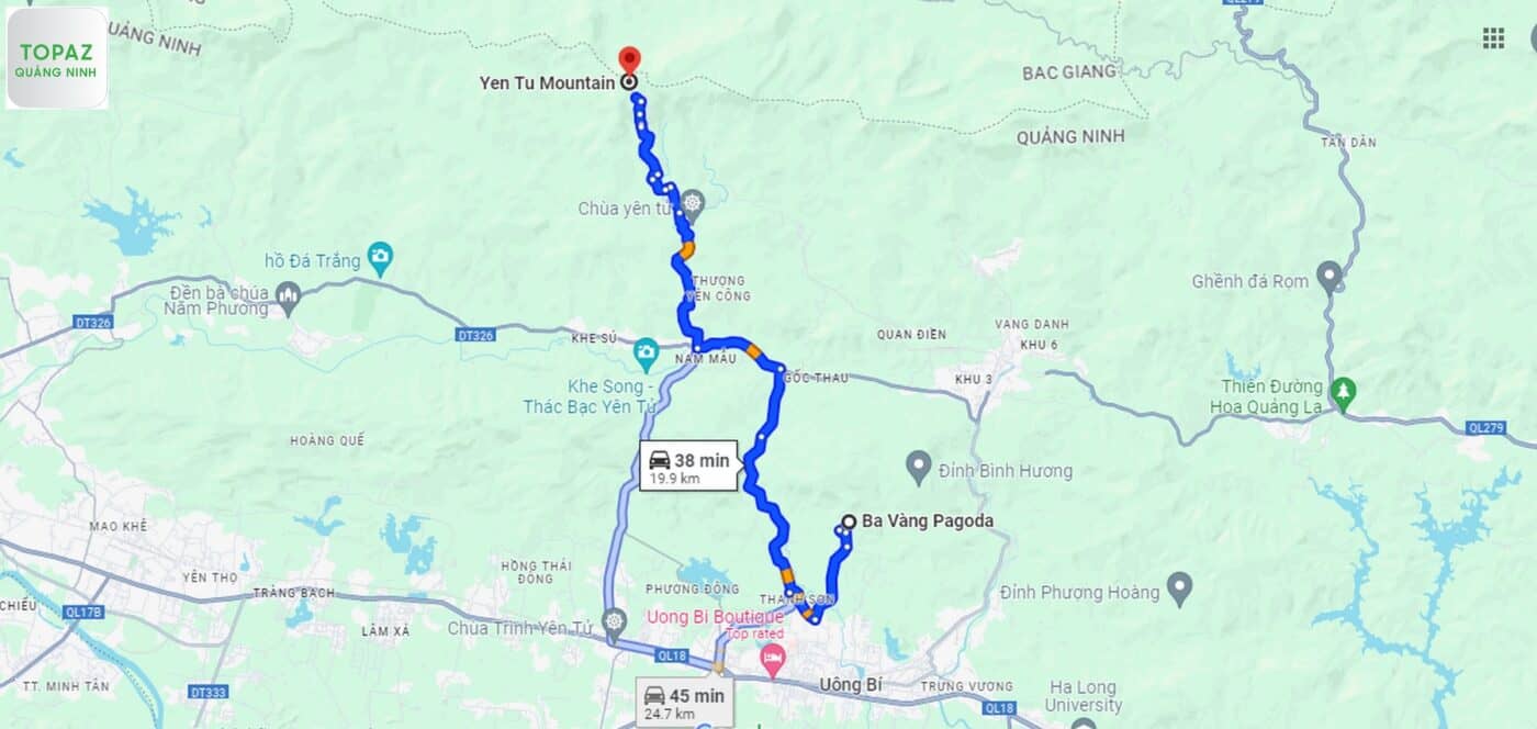 Khoảng cách từ Chùa Ba Vàng đến Yên Tử: Bao xa và di chuyển như thế nào ...